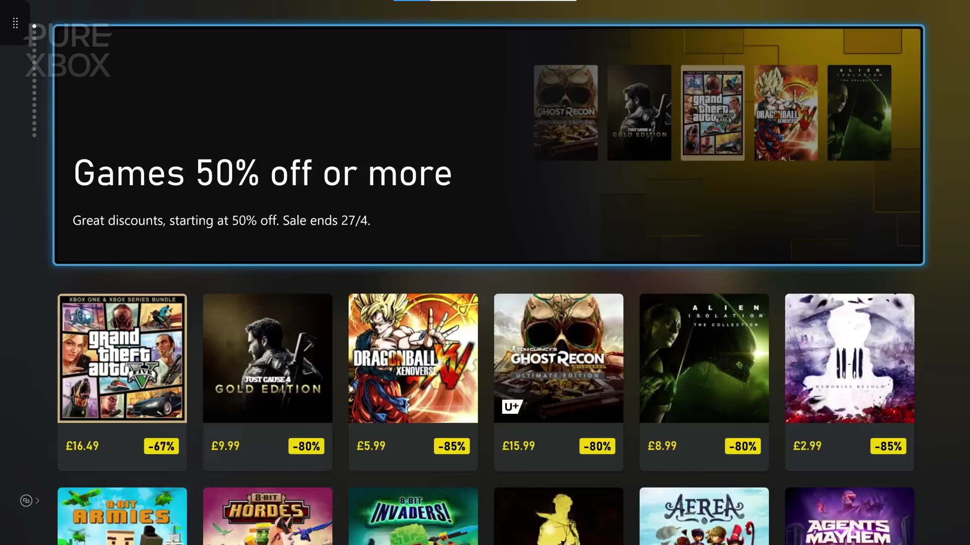 Deals: Huge New Xbox Sale Reduces Over 200 Games By '50% Or More ...