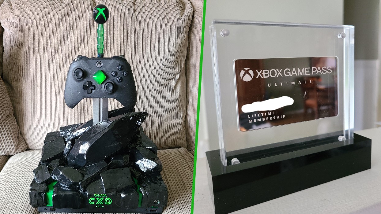 Random: Lucky Xbox Fan Shows Off His MS Rewards Competition Prizes ...
