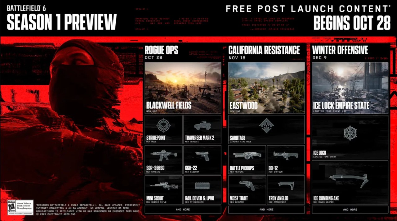 Battlefield 6: Release Date, Release Times & Season 1 Content For Xbox Series X|S | Pure Xbox